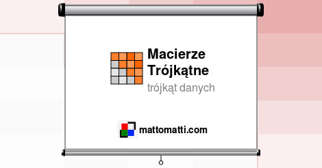 Macierze Trójkątne | Świat informatyki na mattomatti.com